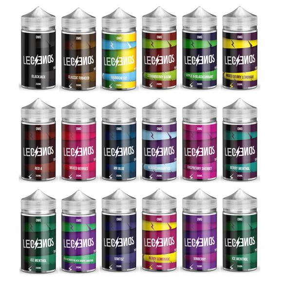 LEGENDS 200ML Premium E Liquid 70VG/30PG Vape 0MG Juice Short Fill