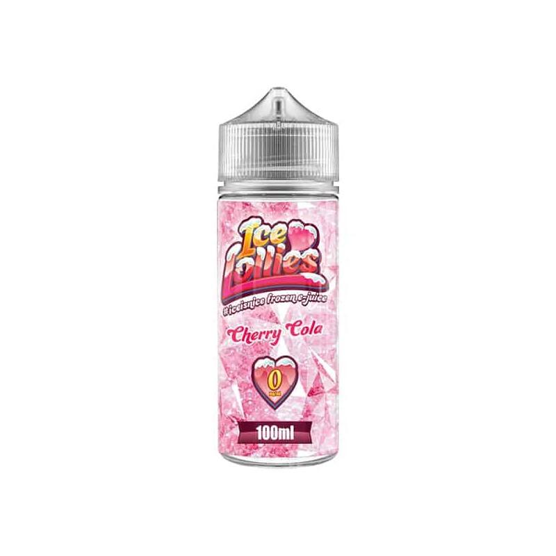 ICE LOLLIES CHERRY COLA – E LIQUID 100ML SHORTFILL 70VG VAPE 0MG JUICE